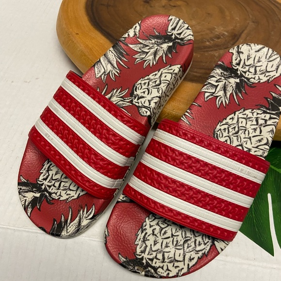 adidas | Shoes | Adidas Adilite The Farm Pineapple Slides | Poshmark
